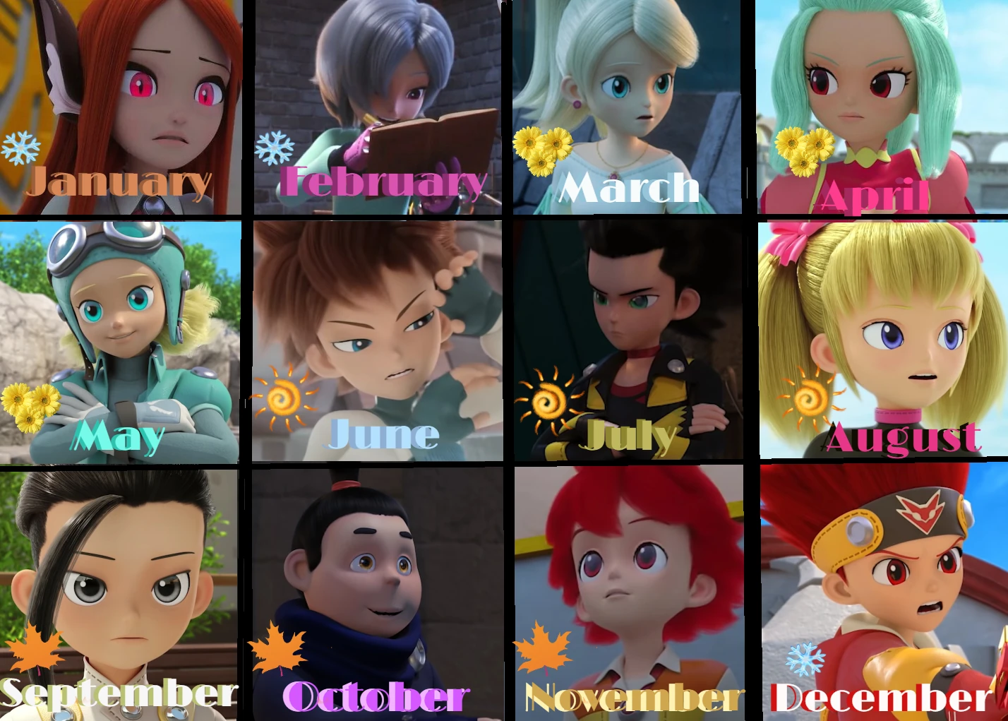 MonKart Characters Based off your Birth Month uwu | Fandom