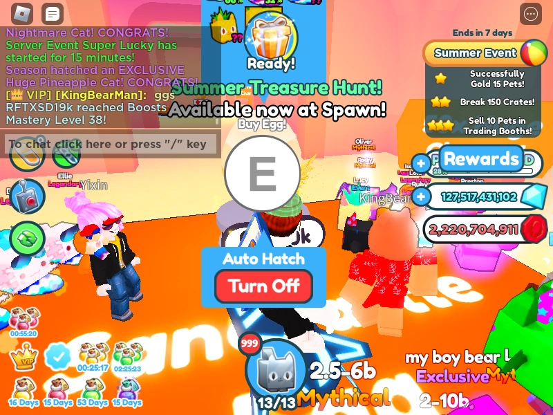 I GOT MY FIRST HUGE PET. I GOT IT FROM SANDCASTLE EGG 50X LUCK HUGE ...