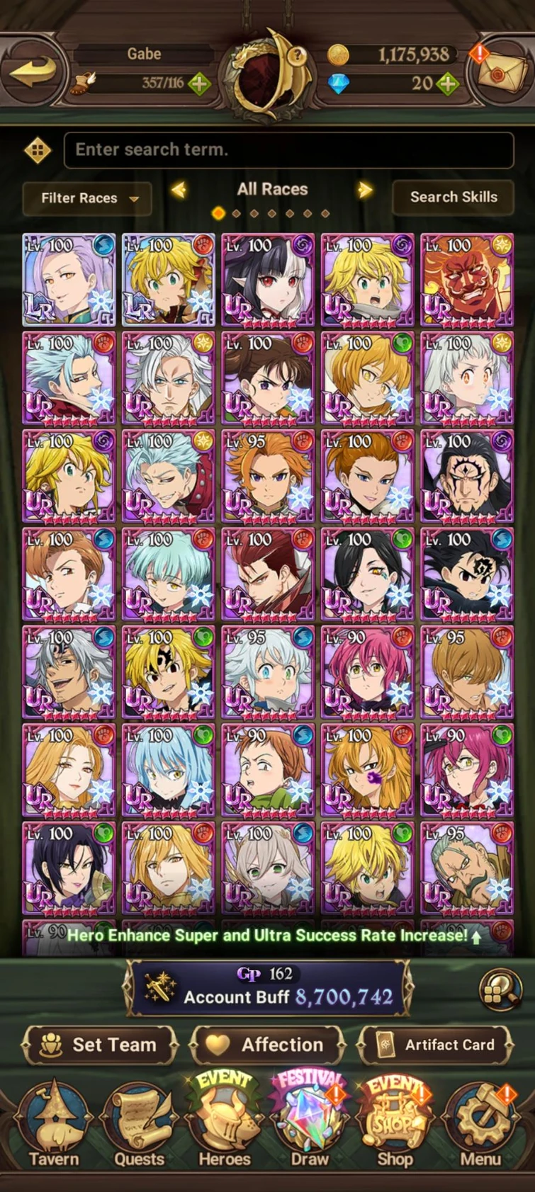 Here's my current strongest roster. | Fandom