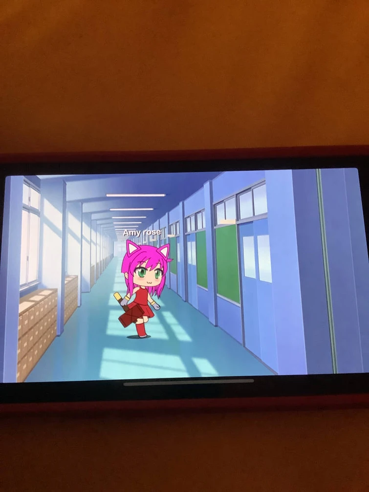 Amy rose in Gacha club school | Fandom