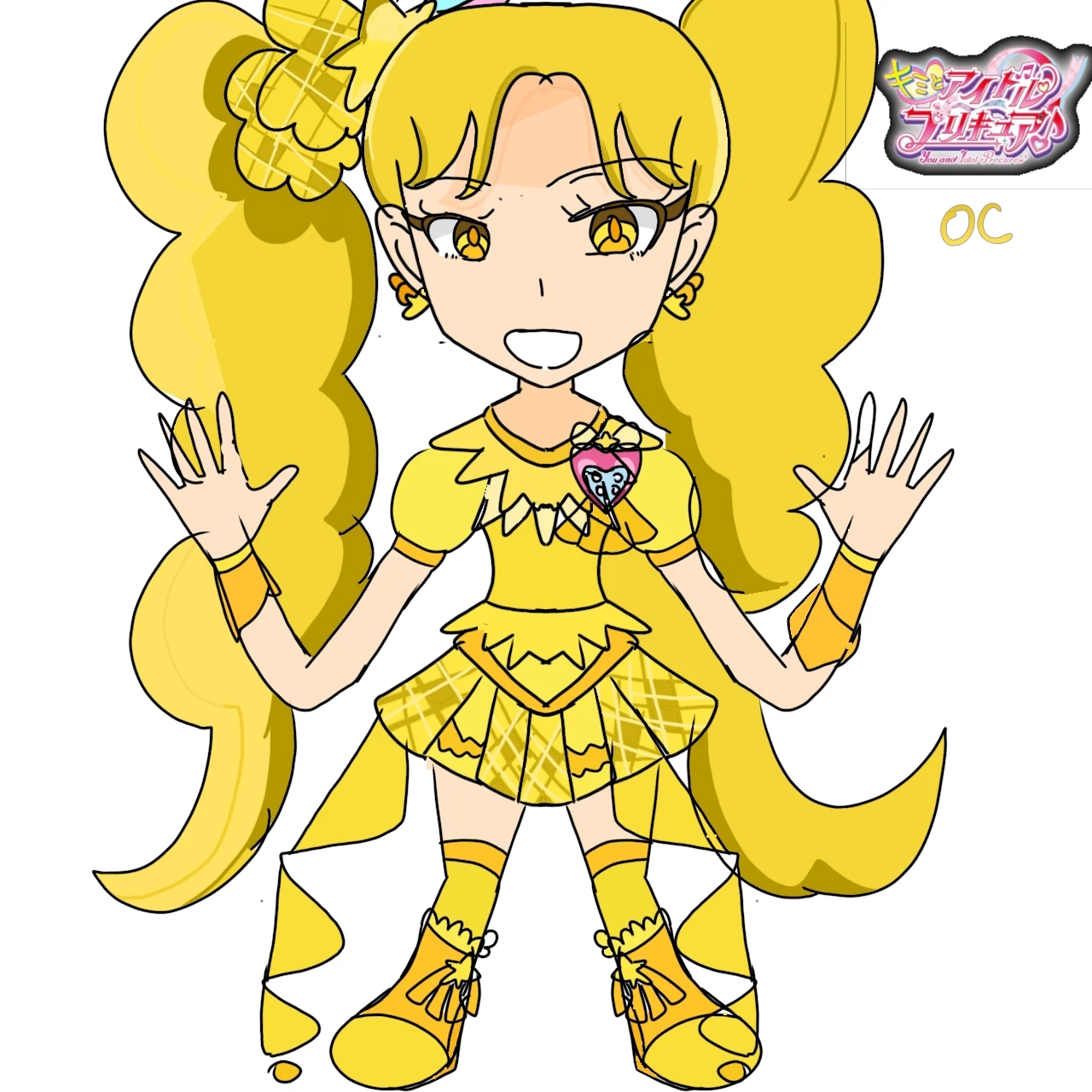 Kimi to Idol Pretty cure oc:Cure stage I just finished where I based ...