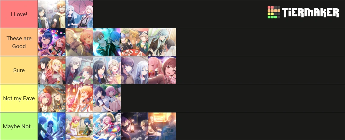 tierlist of 20 most popular sekai ships | Fandom