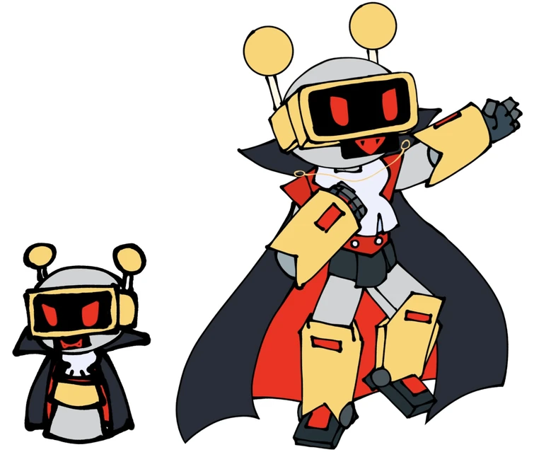 I Drew fun bot as a kind of robot vampire because why not | Fandom