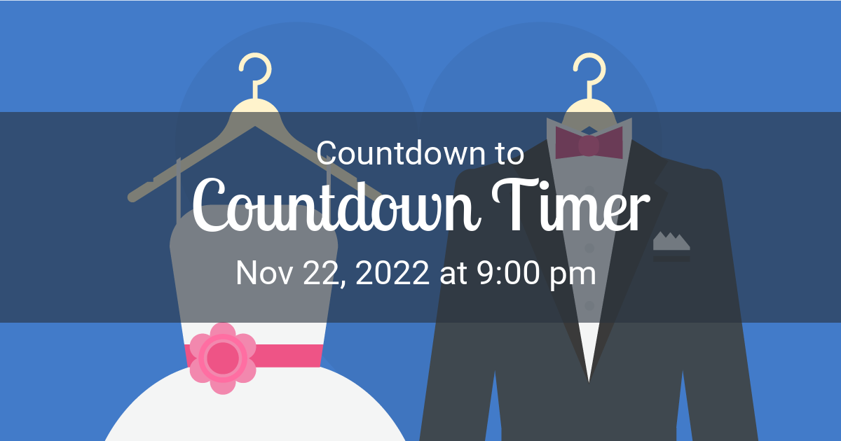 Wedding day countdown | Fandom