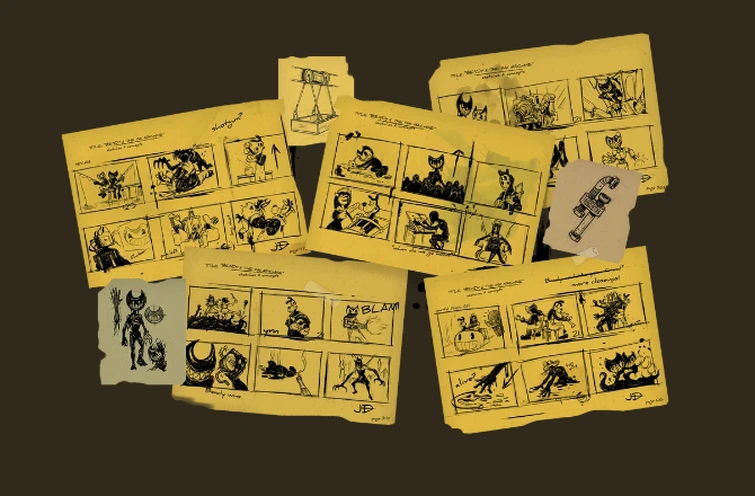 I was looking at the drawings from Joey's apartment and I realised,we ...