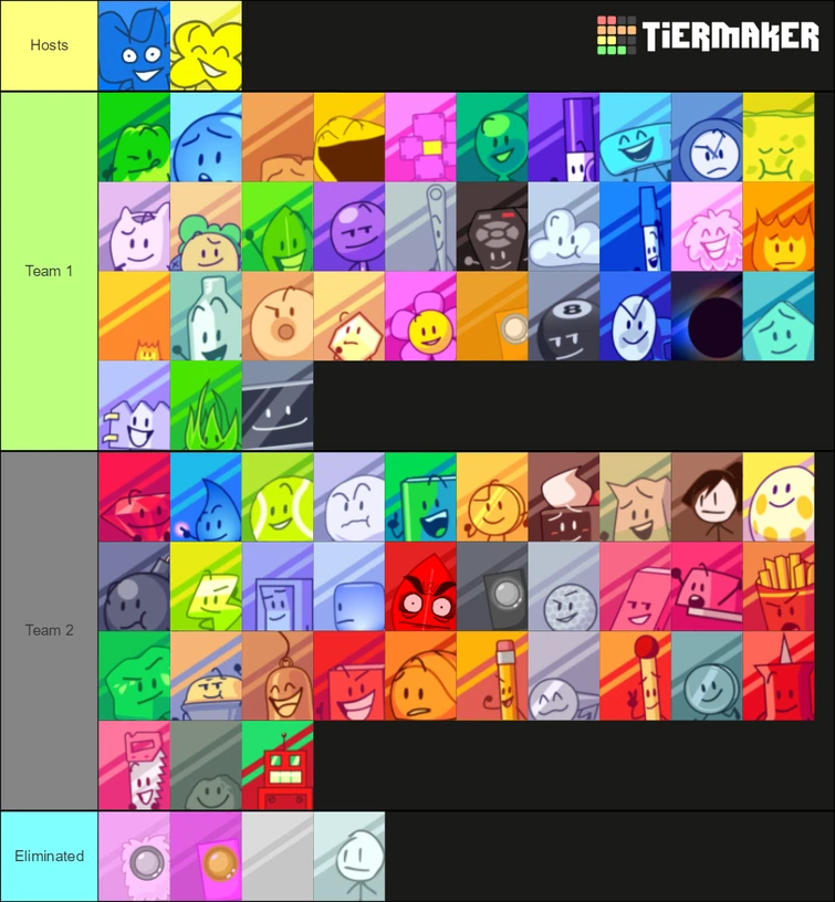 BFB 2 Teams #1 | Fandom