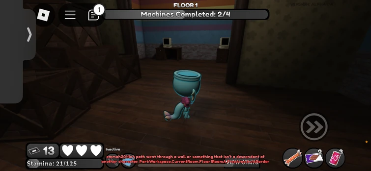 uh I just phased through a wall when trying to escape twisted poppy 😭😭😭 ...