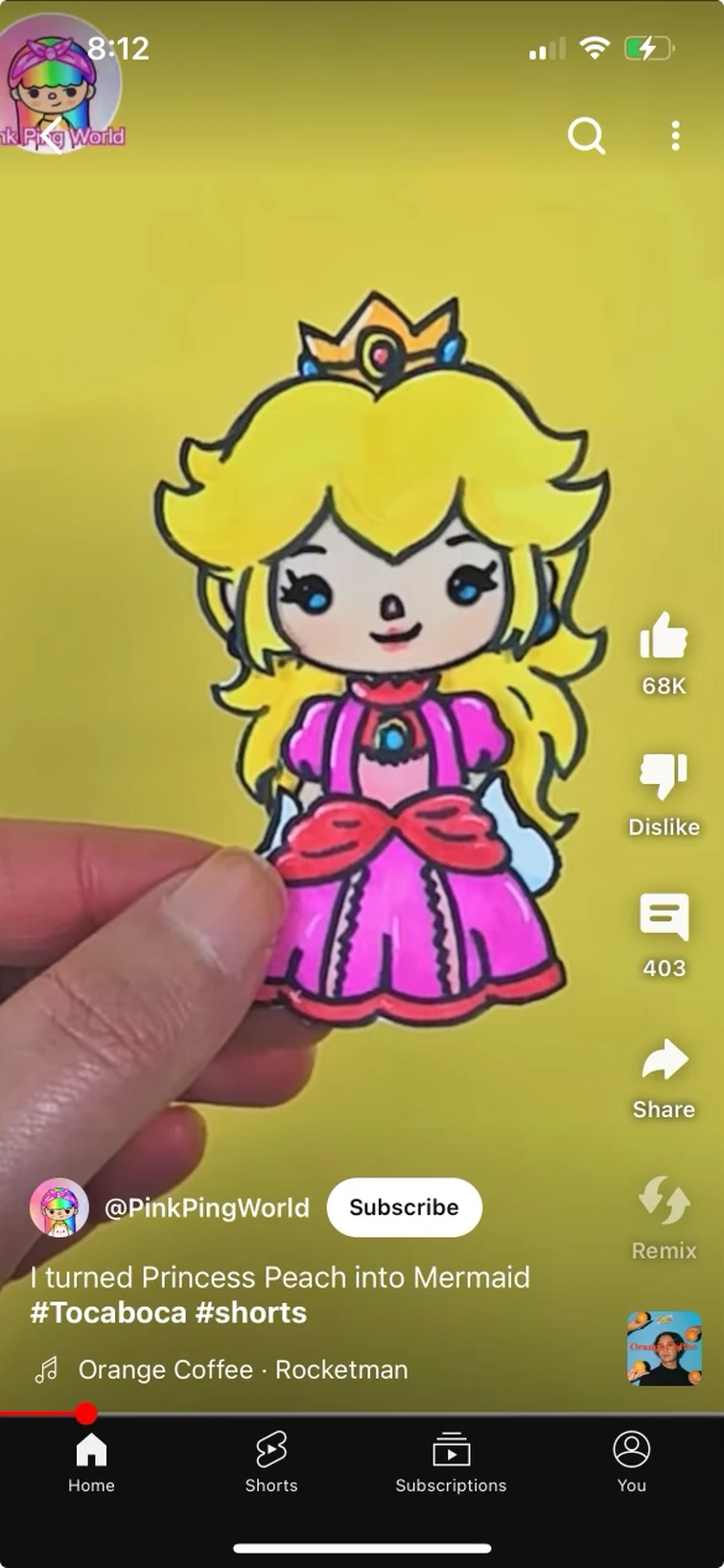 Princess peach in toca boca | Fandom