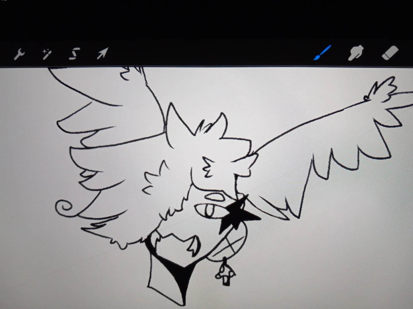 I tried to draw a human minawii with only things I remember- | Fandom