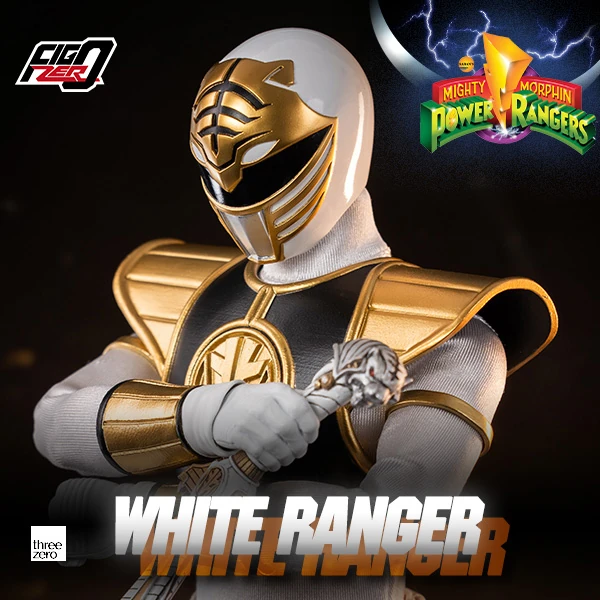 ThreeZero White Ranger figure | Fandom