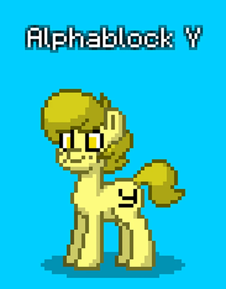 Alphablocks in Pony Town (Part 5) | Fandom