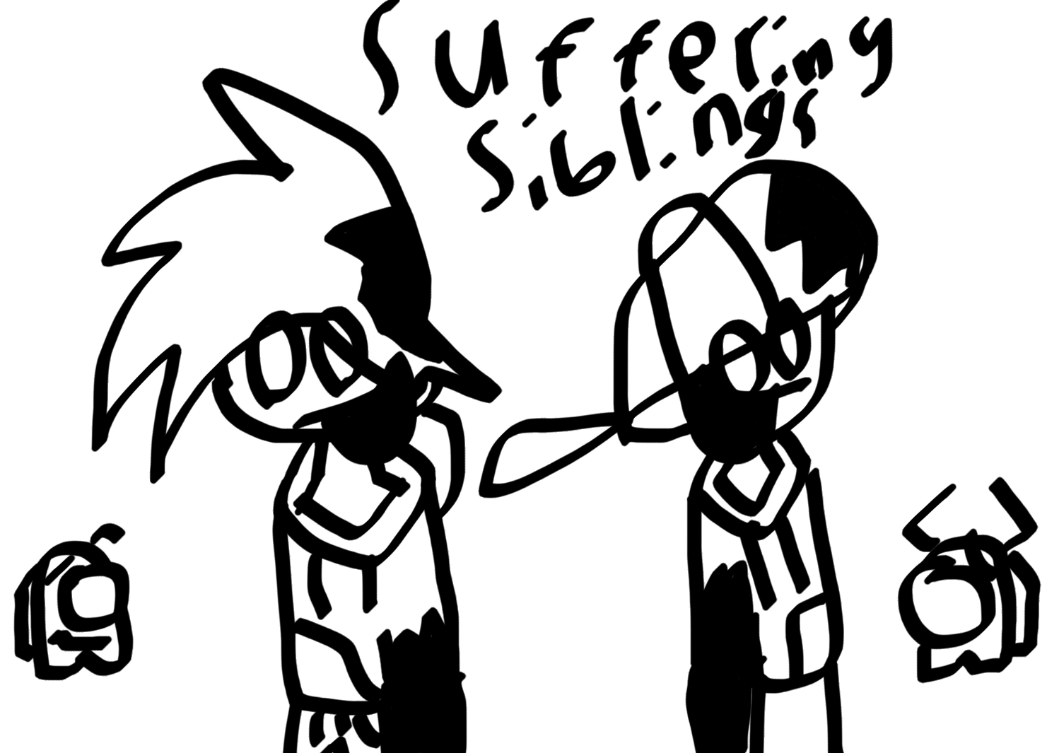 Suffering siblings but me and my friend sings it (against two munguses ...