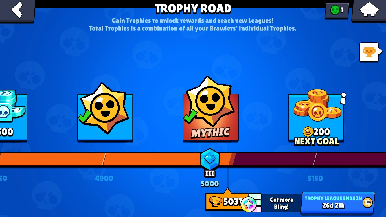 Just reached 5000 trophies! | Fandom