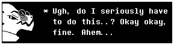 Ask me anything, and I'll respond using Undertale text boxes. | Fandom