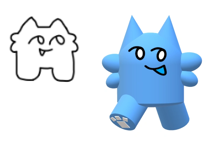 some goofy emoticon cat i made smh | Fandom