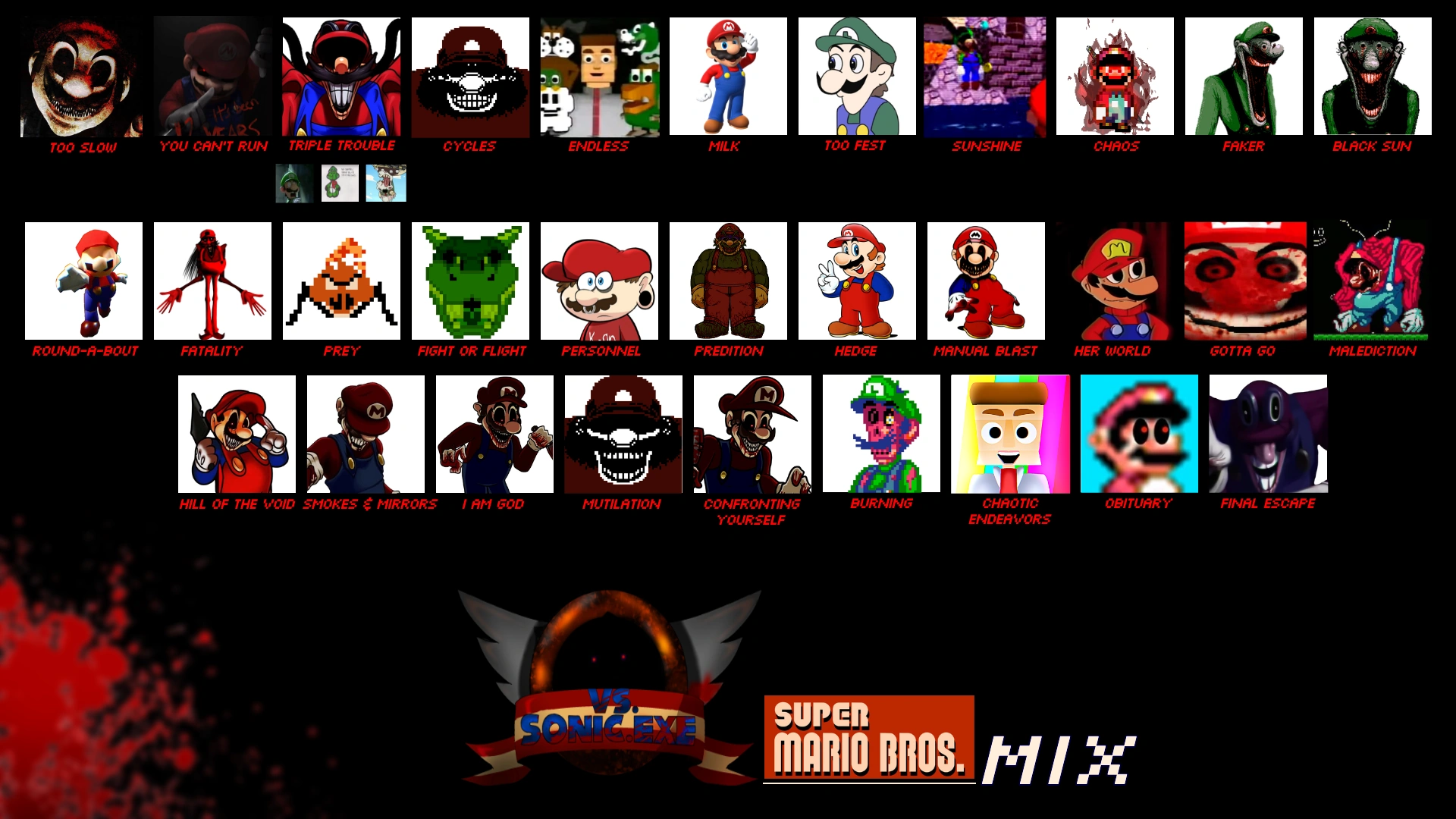 Mario's Insanity (Vs Sonic.exe Super Mario Bros mix) | Fandom