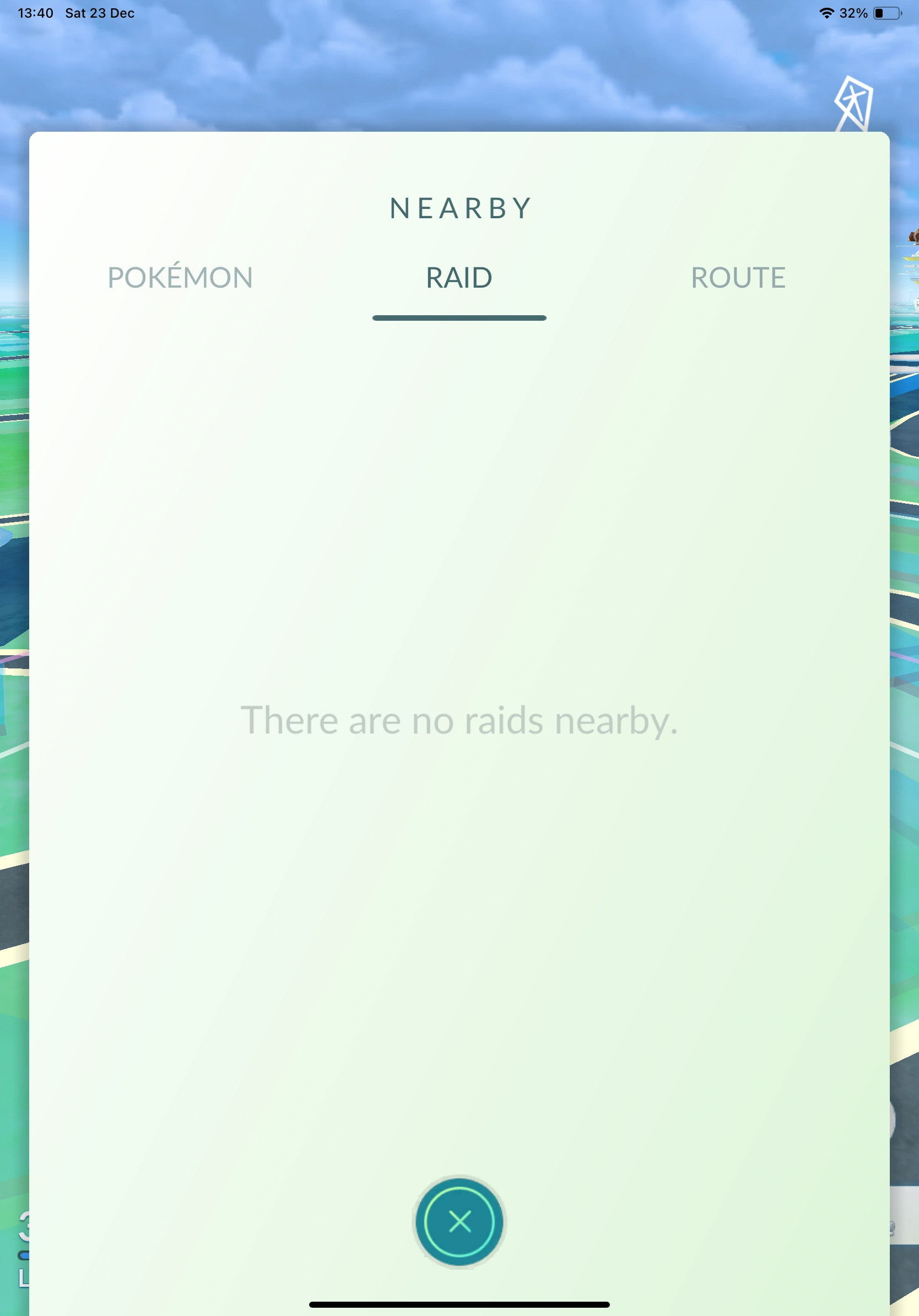 20 minutes (for me) before the Wyrdeer raid day yet no raid eggs nearby ...