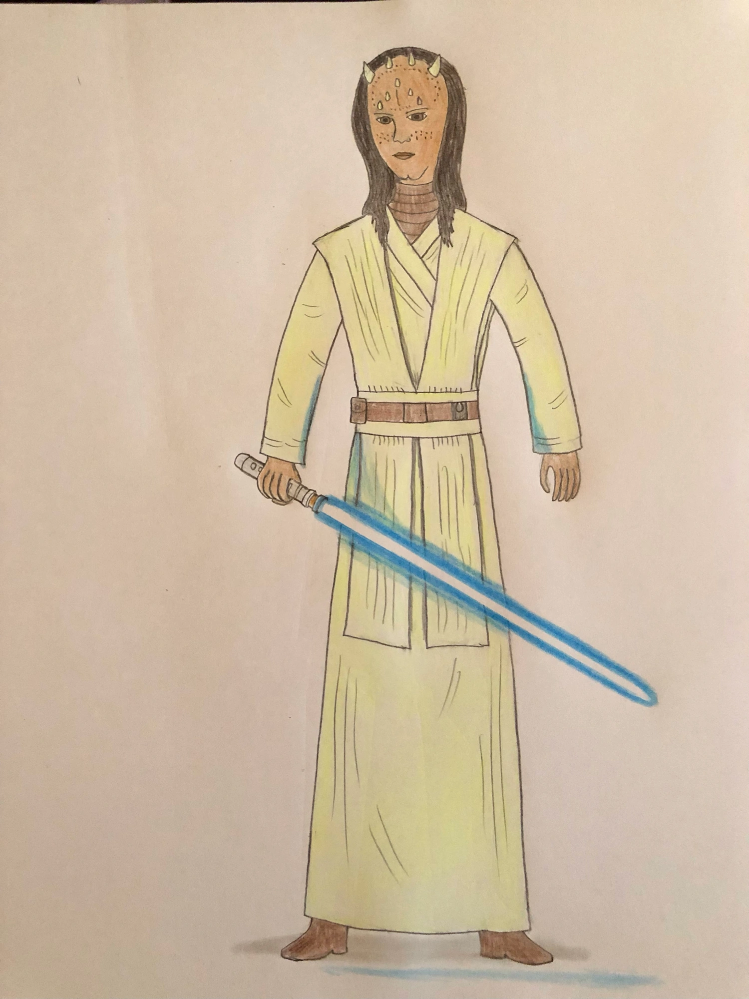 My drawing of Jedi Council Master Agen Kolar | Fandom