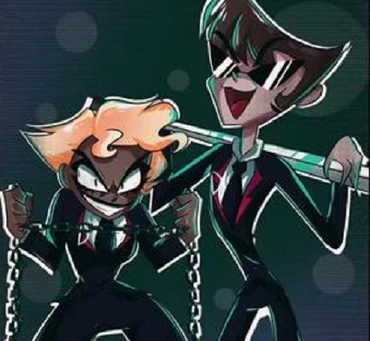 Agent One & Agent Two VS Percival King & Ramsey Murdoch (Helluva Boss ...