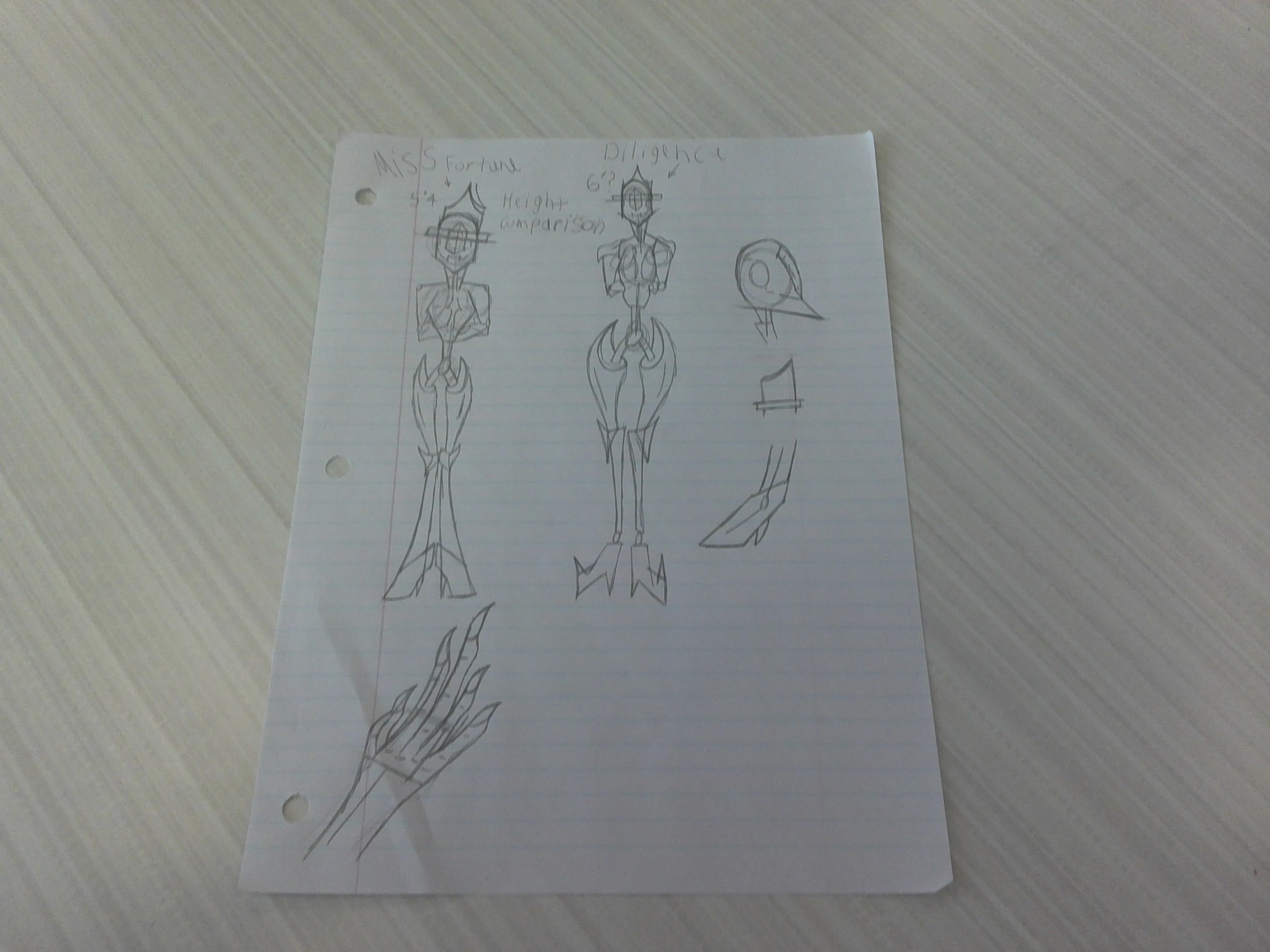 Sketches (Badly Drawn Chibi/Simplified Traditional Diligence Warning ...