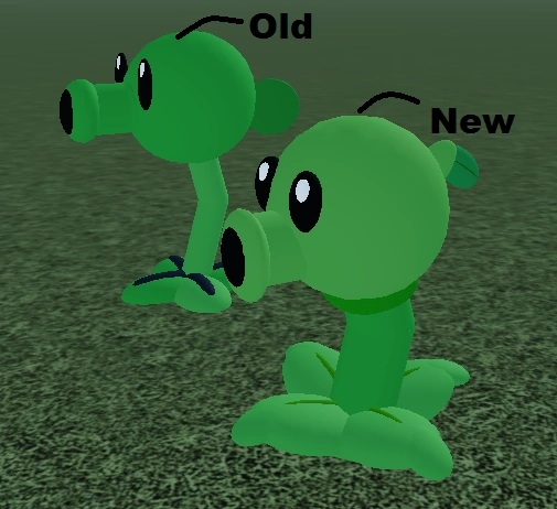 I tried remastering my Roblox Peashooter Model. | Fandom