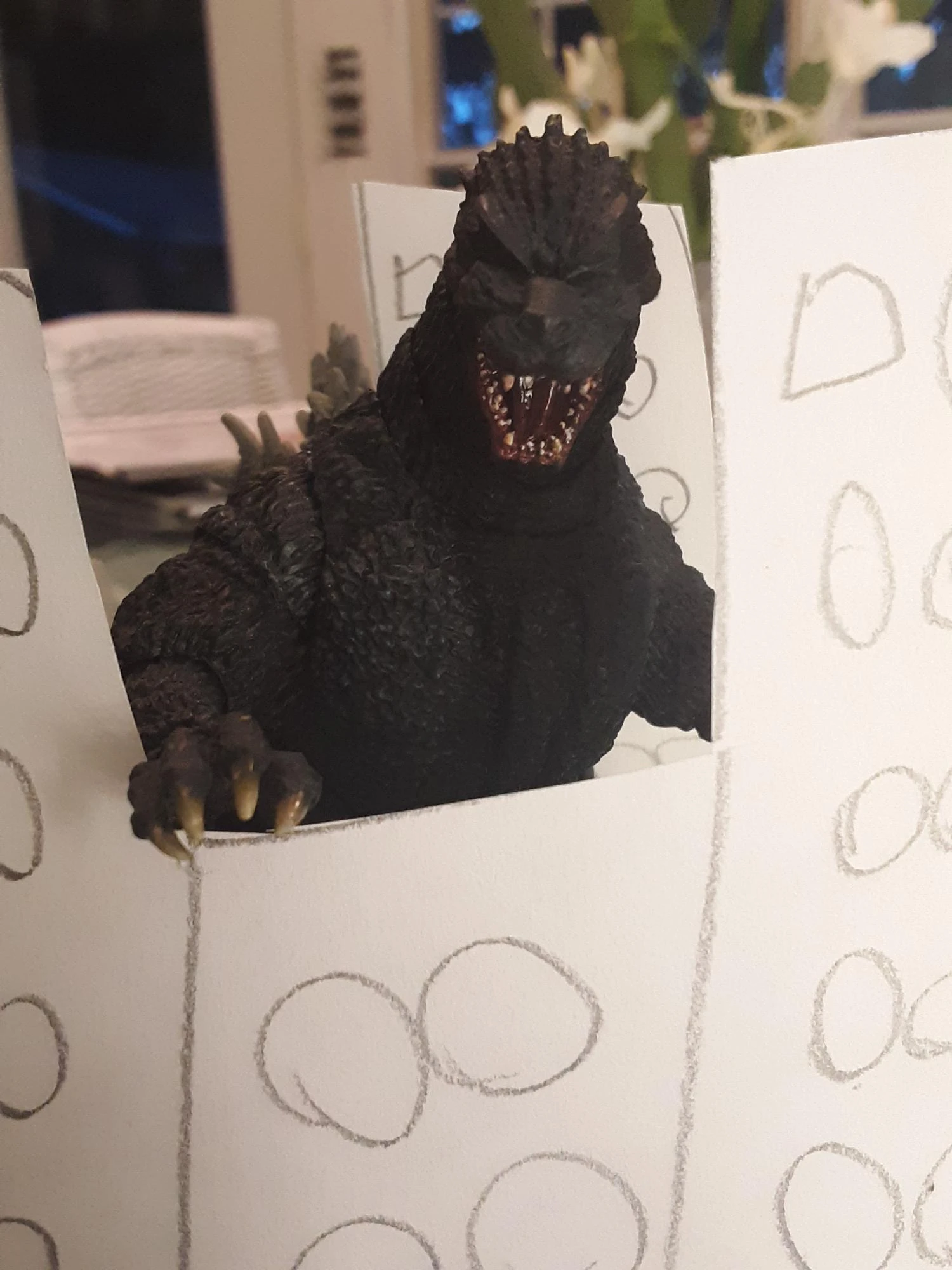 Paper cut out city with godzilla in it | Fandom