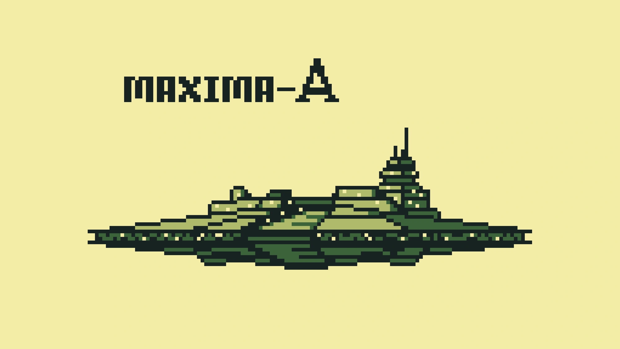 Pixel art “Maxima-A class Heavy Cruiser” | Fandom