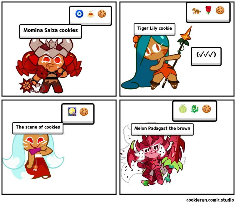 cookie names according to the emoji translator | Fandom