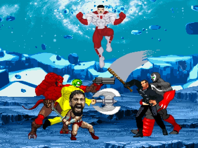 Image VS Dark Horse Sprite (ignore leonidas's sprite as he is a joke ...