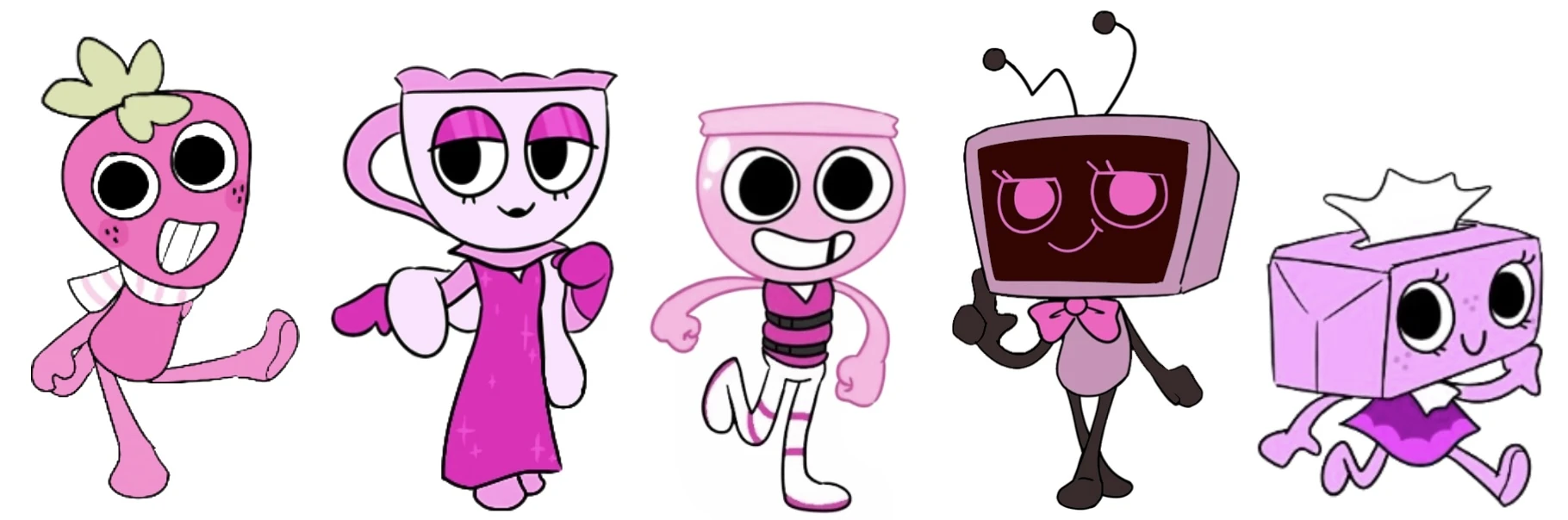 made some of the goobers pink | Fandom