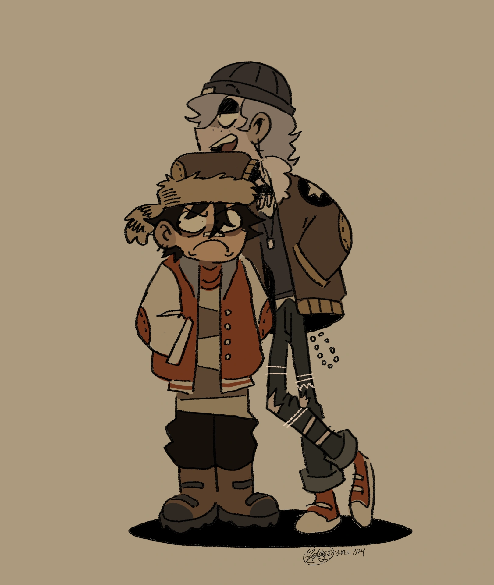 Show me a character from another fandom that behaves the exact same as ...