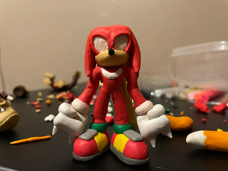 My clay model of knuckles | Fandom