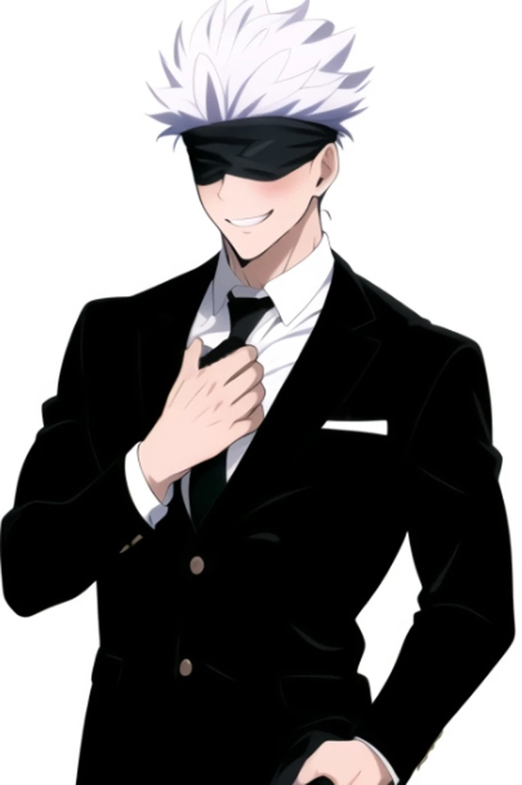 Idk about y'all but gojo is so damn fine like I'd get on my knees and ...