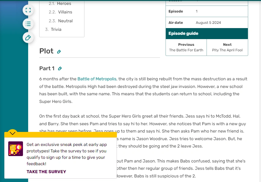 Why does Fandom keep telling me to take a survey, and how do i make it stop. | Fandom