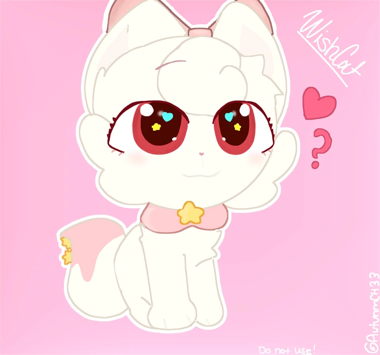 I drew WishCat or Wishes Cat! 💖 | Fandom