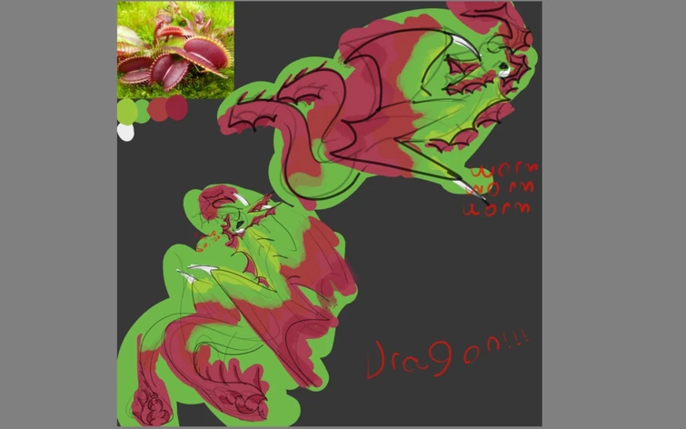 oughh venus fly trap worm,, dragon,, dragon worm,, new dragon it's been forever [pet concept ...