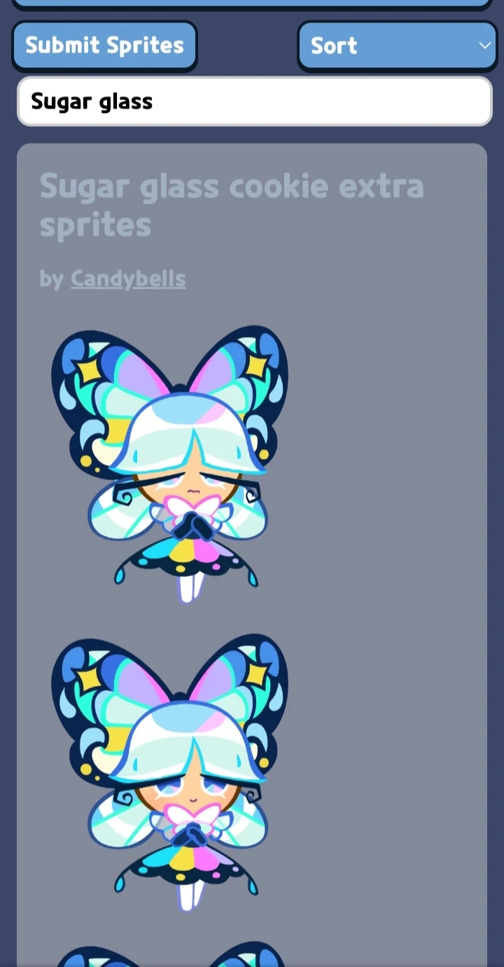 Made some extra sprites for sugar glass cookie | Fandom