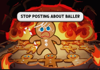 gingerbrave asks you to stop posting about baller (yet another cursed cookie run comic) | Fandom
