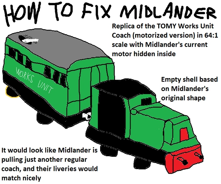 I made a plan on how to rebuild Midlander back to her original shape ...
