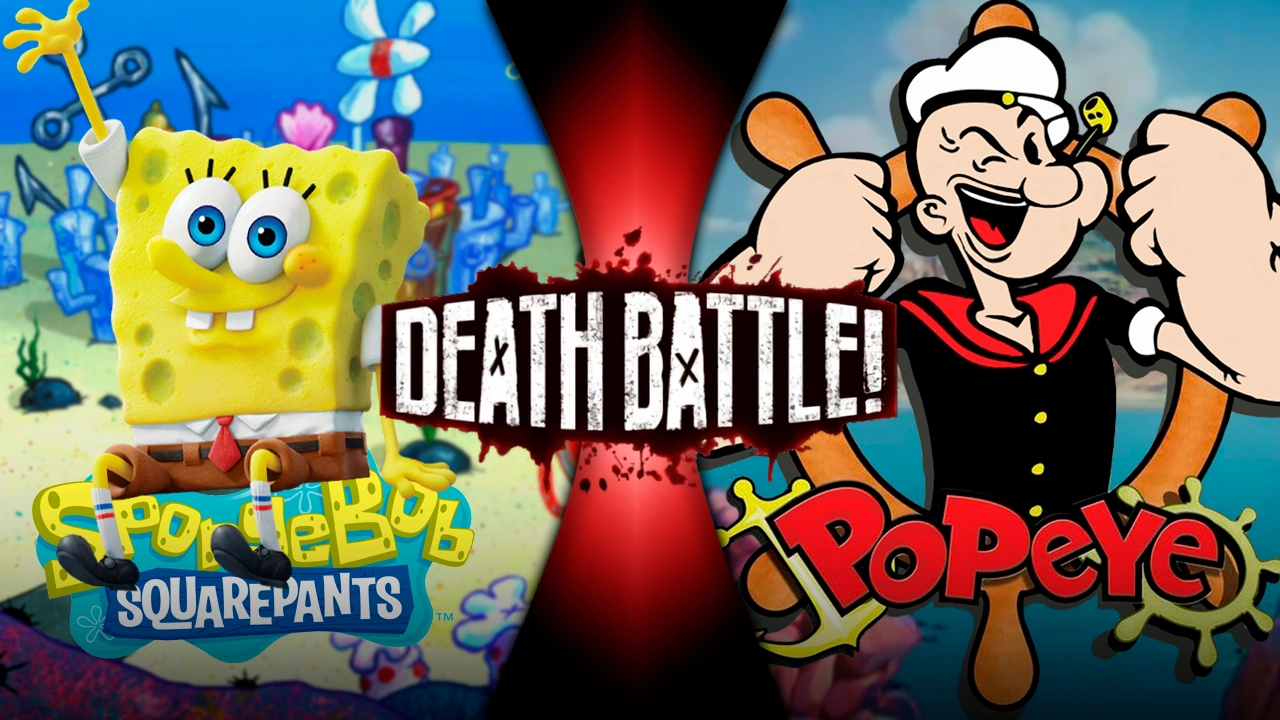 Spongebob Squarepants vs Popeye the Sailor Man (Nickelodeon vs Thimble ...