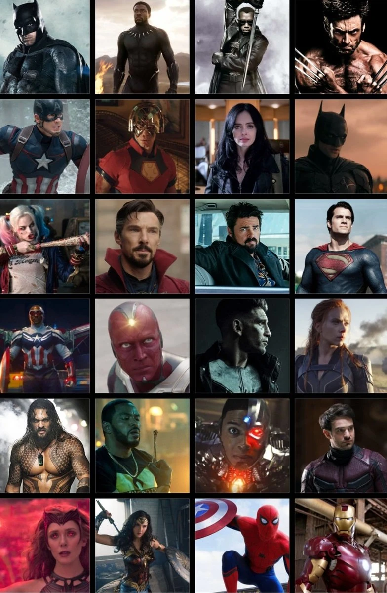 Choose your favourite character from each row. | Fandom