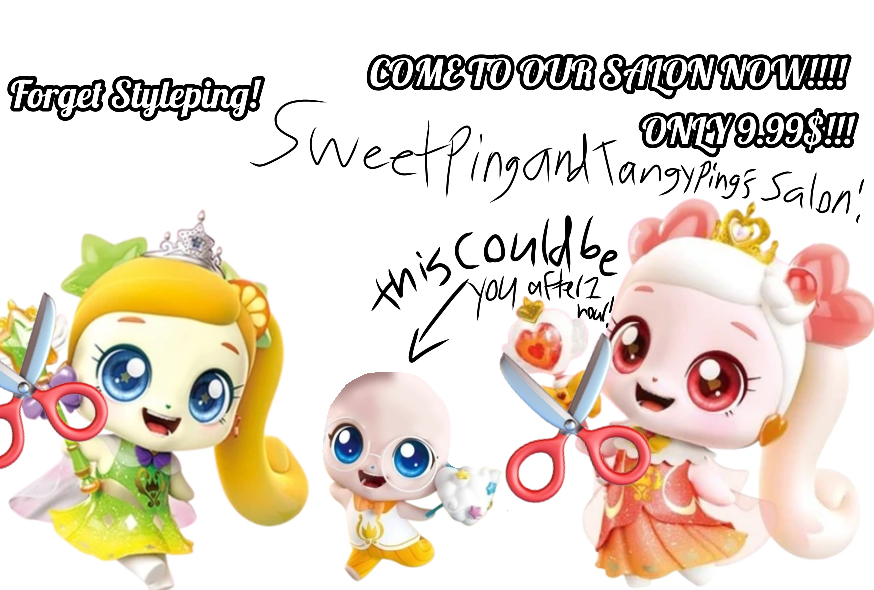 COME TO SWEETPING AND TANGYPING’S SALON NOW/j | Fandom