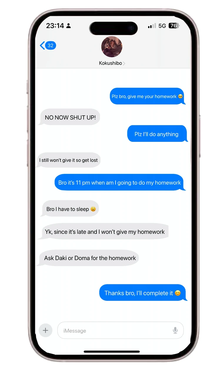 POV: Akaza texting Kokushibo pt. 2 | Fandom