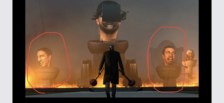 Am I the only that notice 2 Large Skibidi Toilets in Episode 50? | Fandom