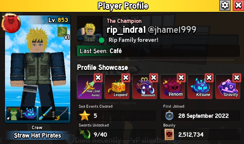 This is my first account on blox fruits | Fandom