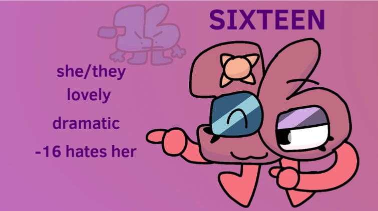 The exact opposite of -16 (randomized oc algebralien) | Fandom