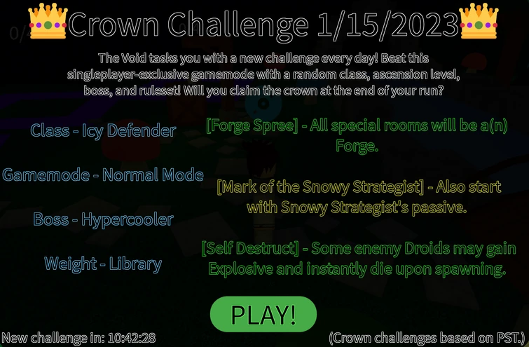 Easy crown challenges? | Fandom