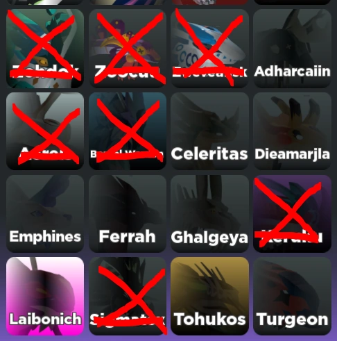 LF missing creatures | Fandom