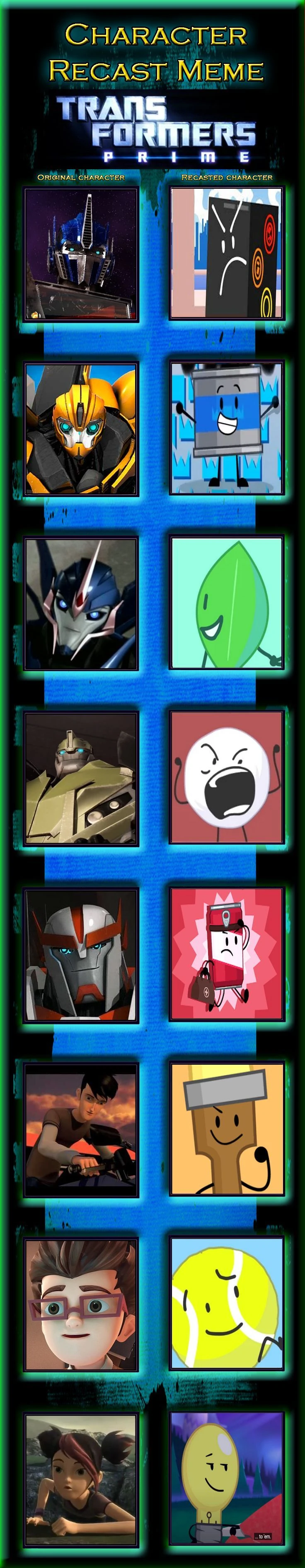 Object Show Prime Character Cast | Fandom