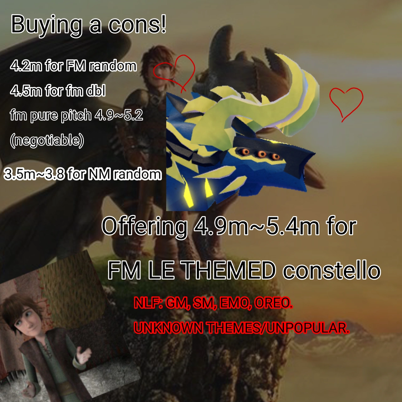 Repost! LF CONSTELLOS! | Fandom